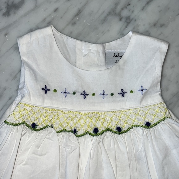 Baby CZ | Dresses | New Baby Cz Smocked And Embroidered White ...